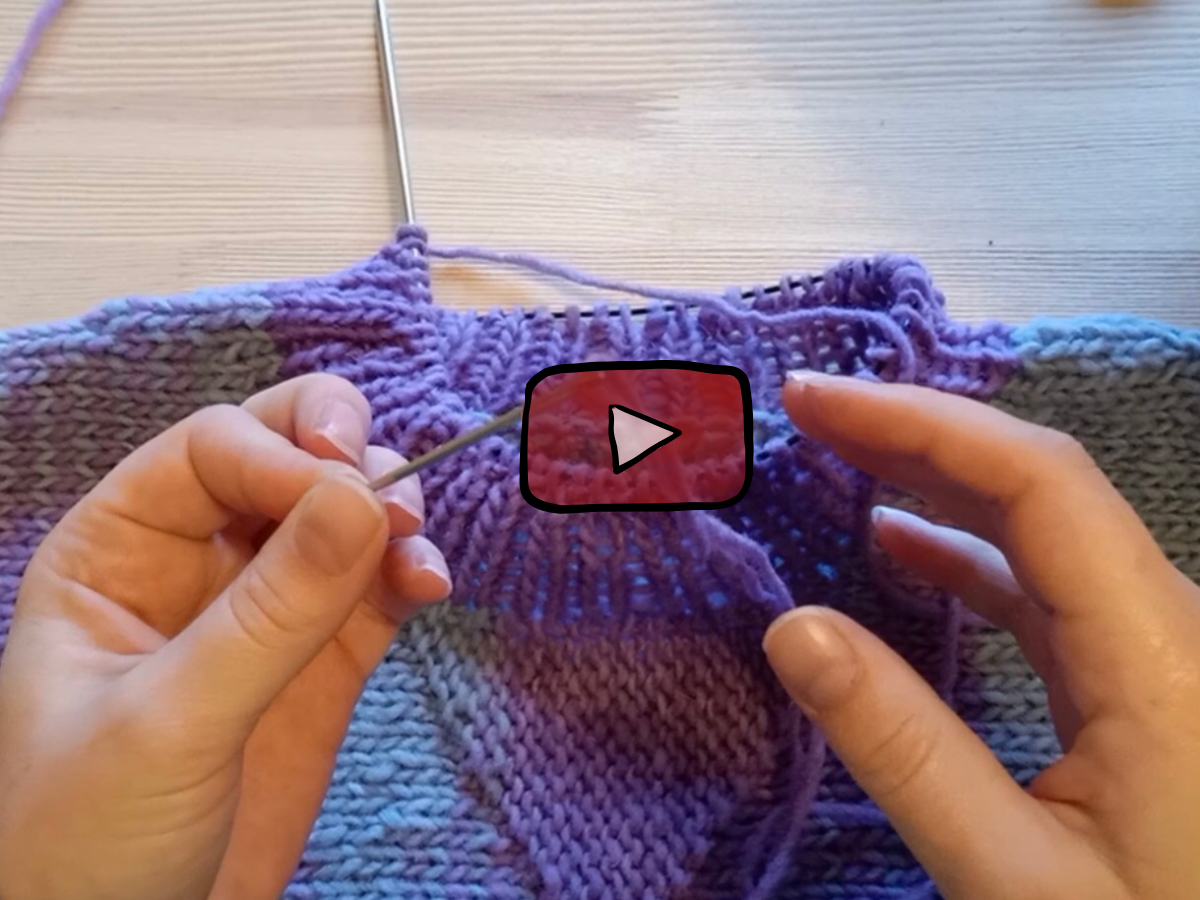 Long tail bind off • Woolmi